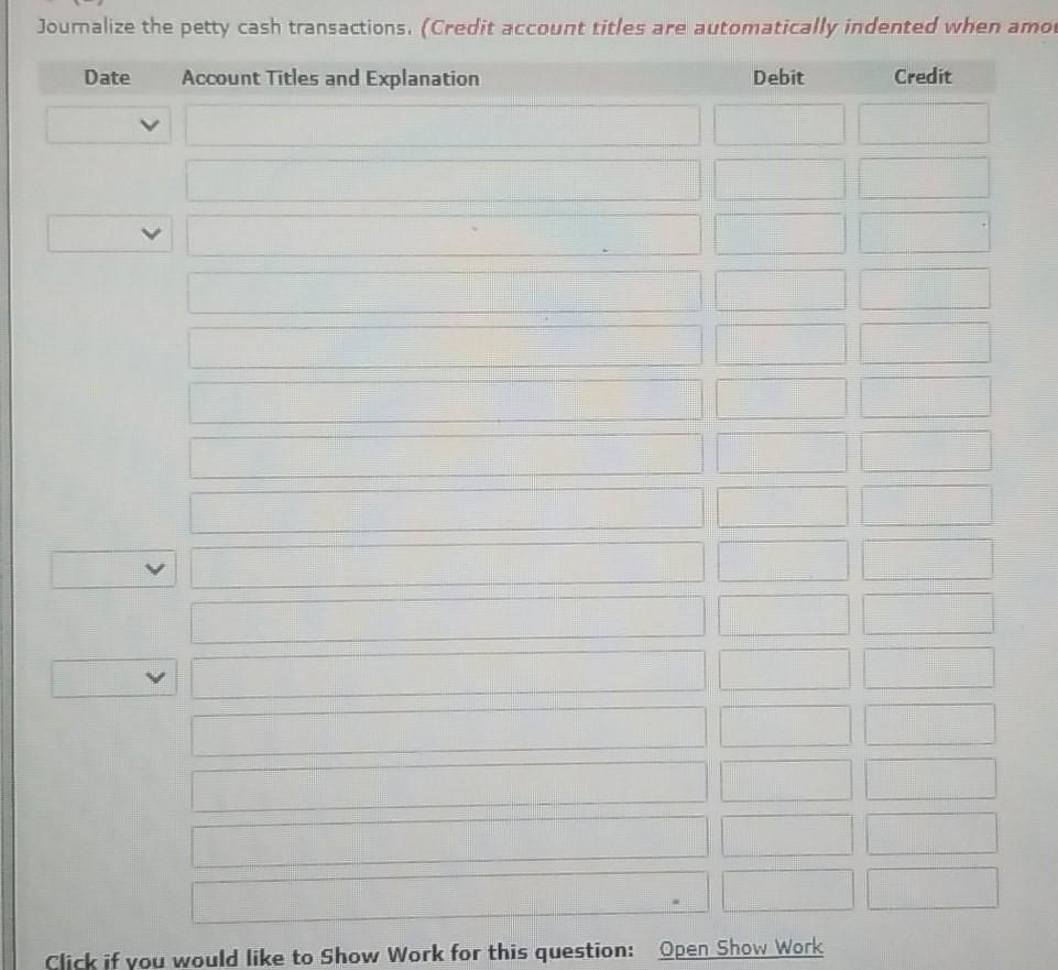Solved TTNER Problem 8-03A a-b (Part Level Submission) | Chegg.com