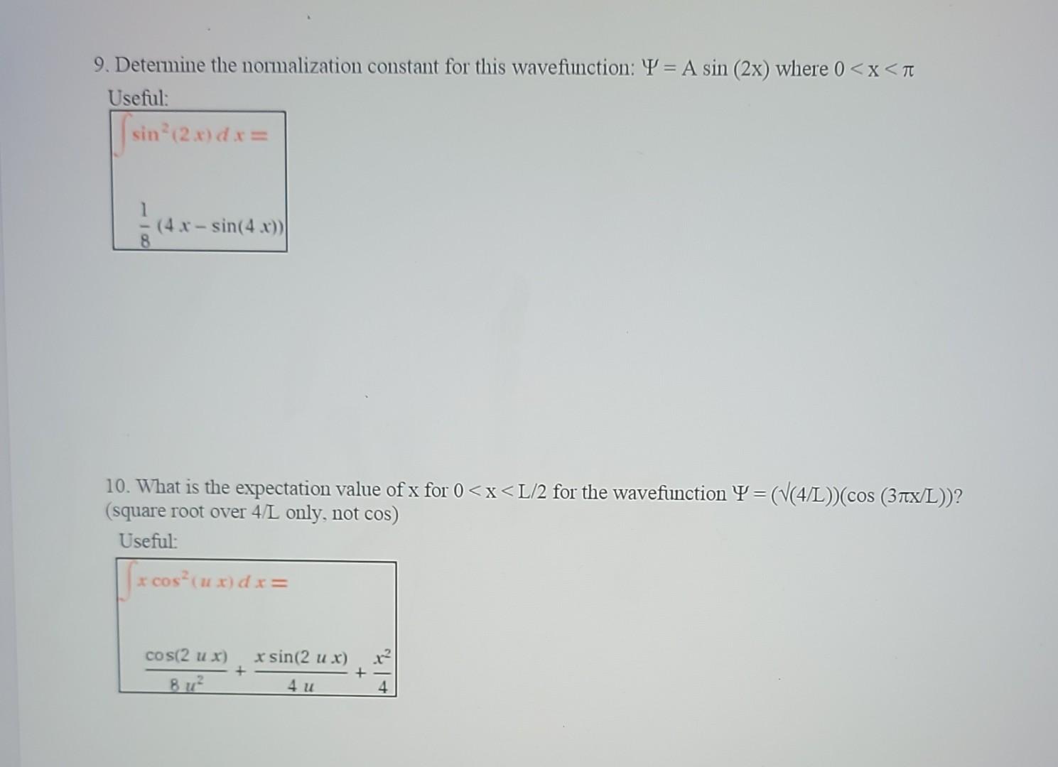 Solved Determine The Normalization Constant For This