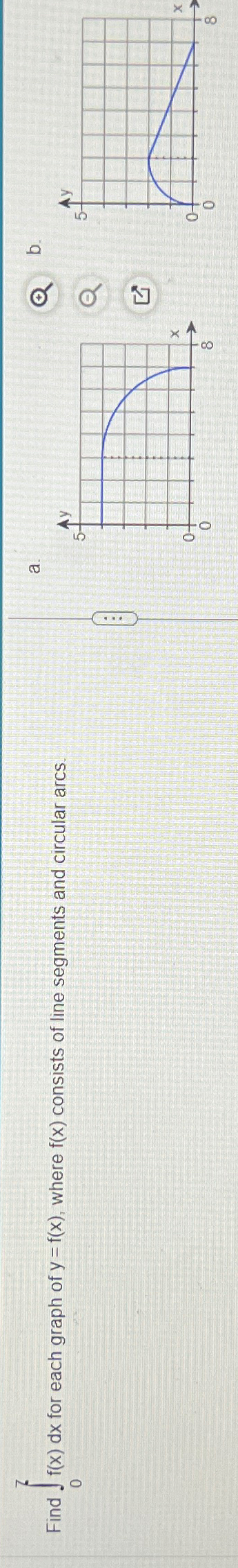 Solved Find ∫07f(x)dx ﻿for each graph of y=f(x), ﻿where f(x) | Chegg.com