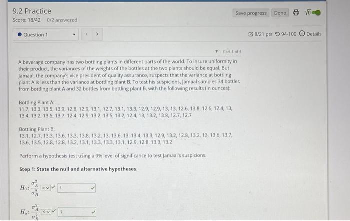 Solved A beverage company has two bottling plants in | Chegg.com