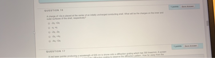 Solved QUESTION 16 QUESTION 17 | Chegg.com