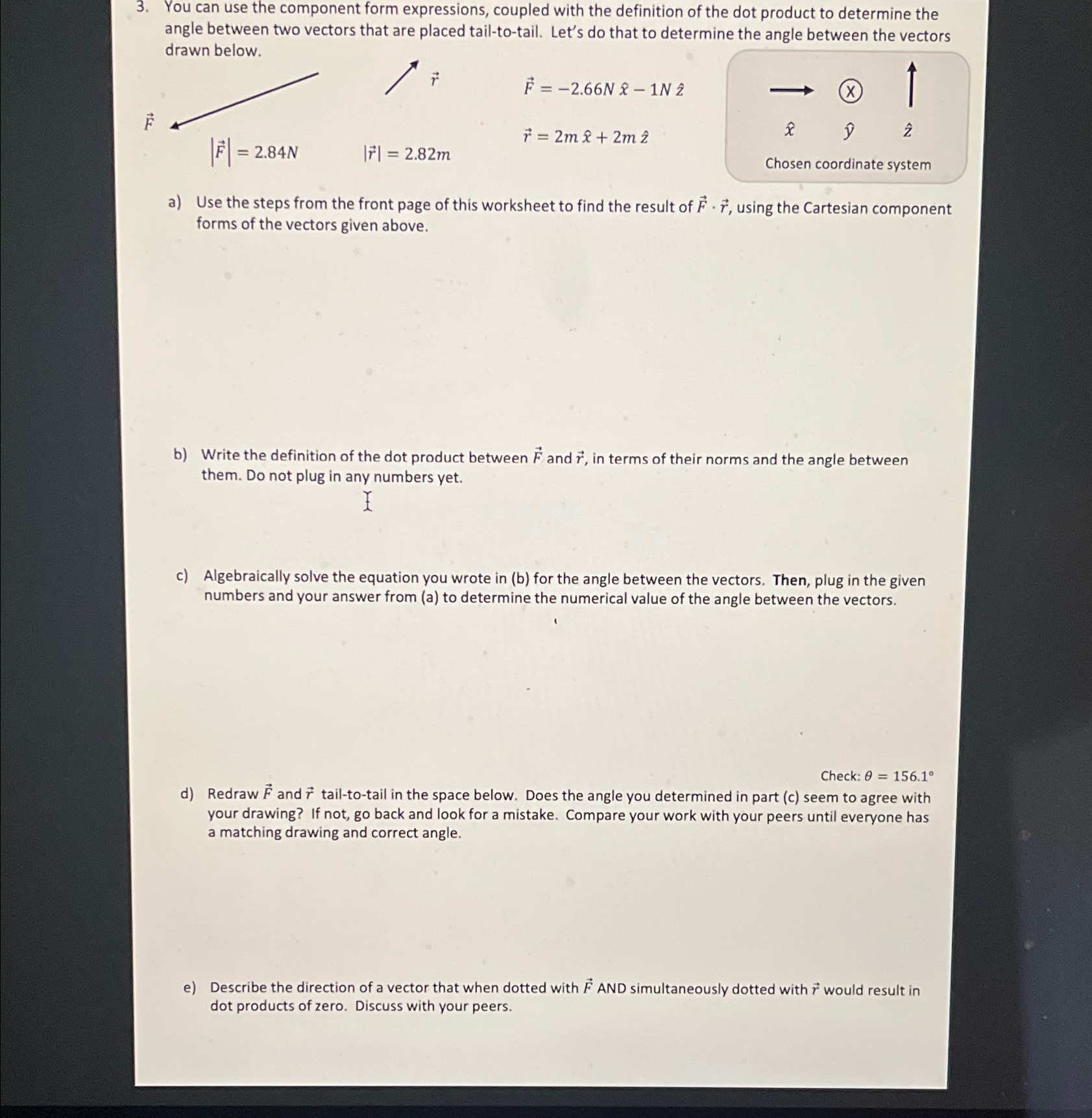 Solved You can use the component form expressions, coupled | Chegg.com