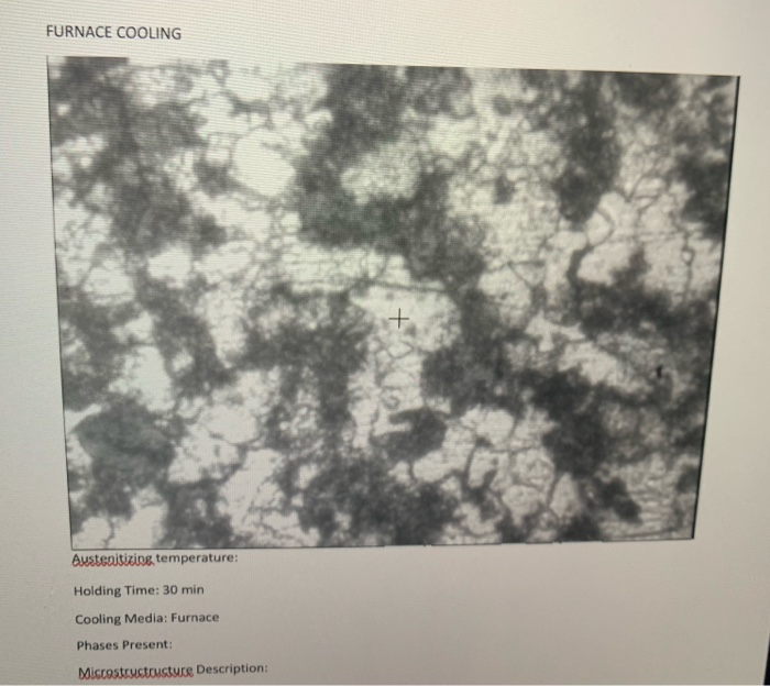 Solved please explain how do i know the austenizing | Chegg.com