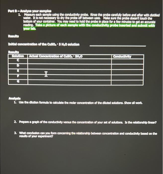 Lab 26 - Experiment Study of the Relationship between | Chegg.com