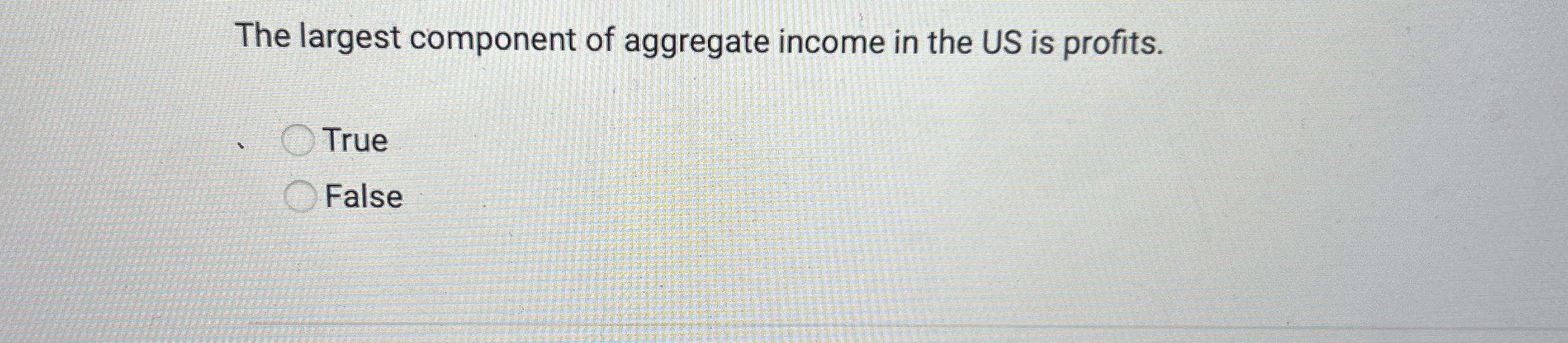 Solved The largest component of aggregate income in the US | Chegg.com