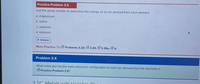 Solved Use the group number to determine the charge on an | Chegg.com