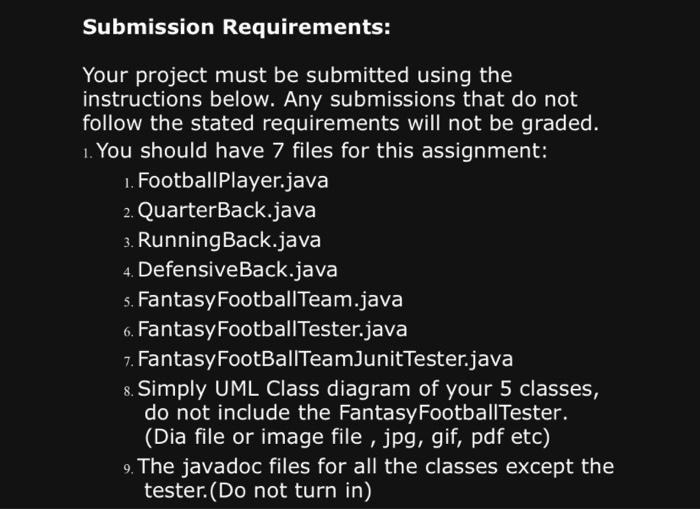 Solved Project Requirements: 1. The project will consist of | Chegg.com