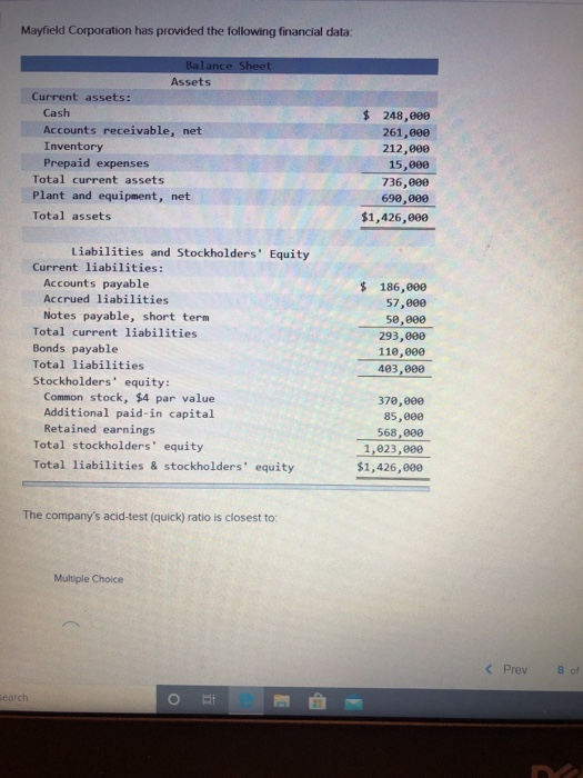 Solved Mayfield Corporation Has Provided The Following Chegg solved-mayfield-corporation-has-provided-the-following-chegg