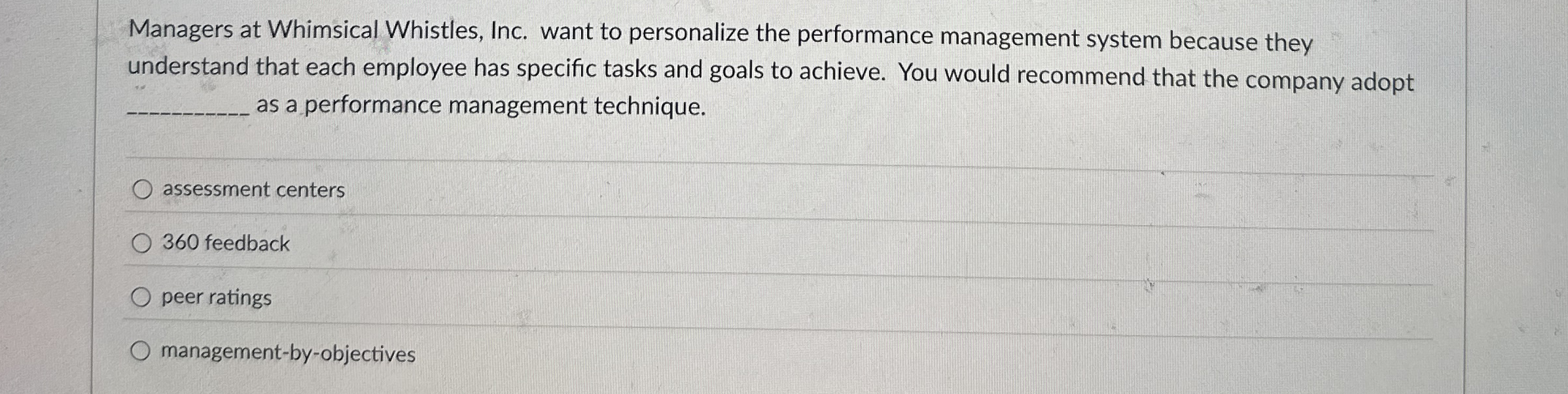 Solved Managers at Whimsical Whistles, Inc. want to | Chegg.com