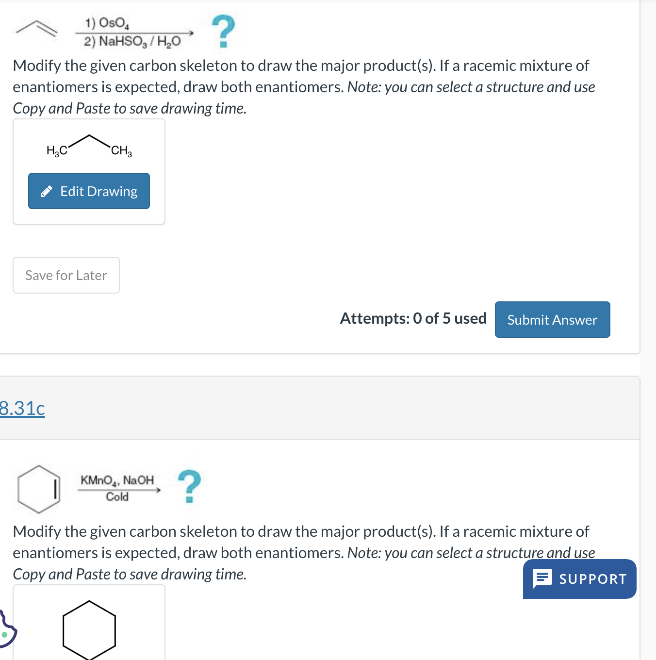 Solved Modify the given carbon skeleton to draw the major | Chegg.com