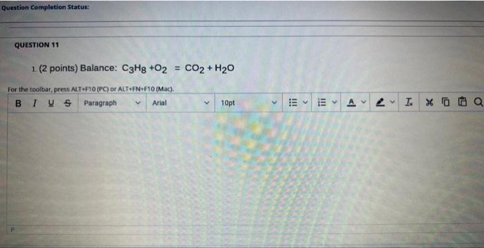 Solved C3H8+O2=CO2+H2O | Chegg.com