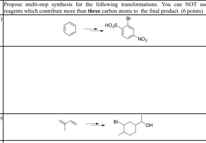 Solved Propose multi-step synthesis for the following | Chegg.com