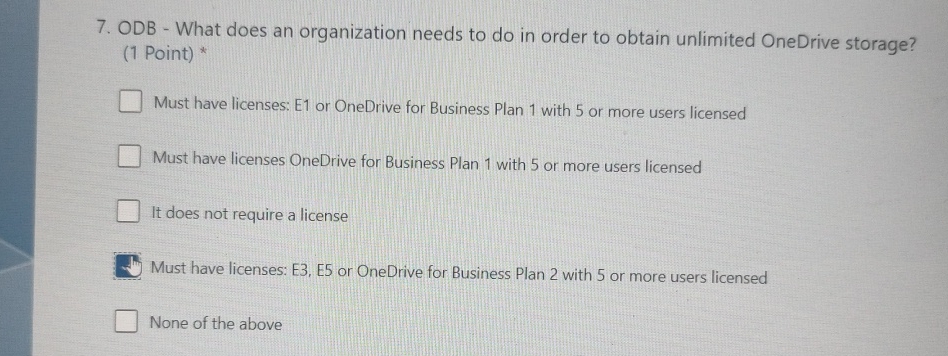 Solved ODB - ﻿What does an organization needs to do in order | Chegg.com