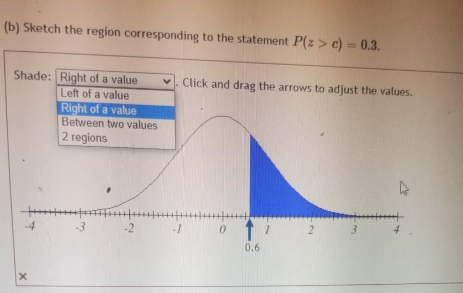 Solved (b) Sketch the region corresponding to the statement | Chegg.com