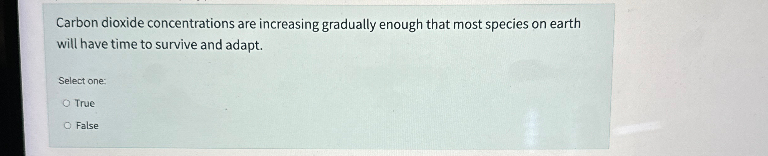 Solved Carbon dioxide concentrations are increasing | Chegg.com