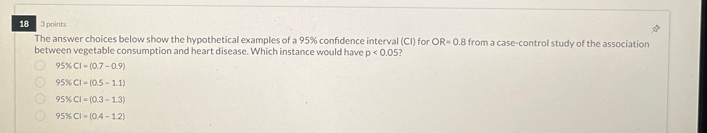 Solved 183 ﻿pointsThe answer choices below show the | Chegg.com