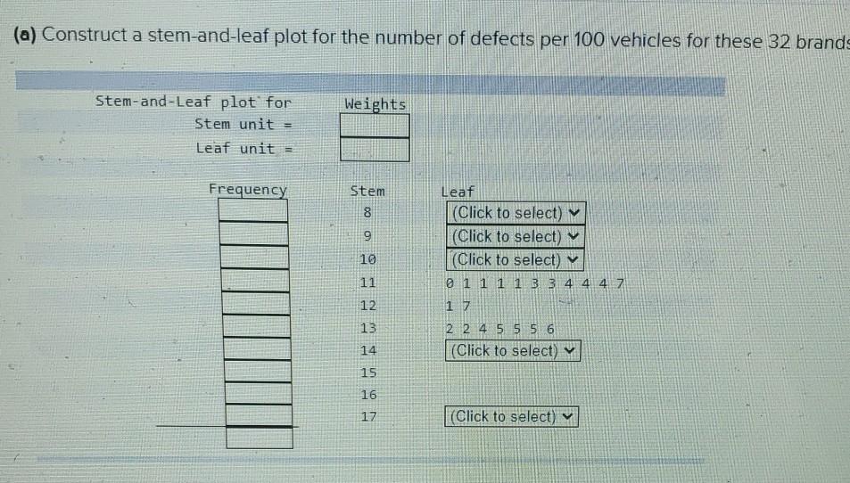 Solved Consider the following table of data. Defects 132 145 | Chegg.com