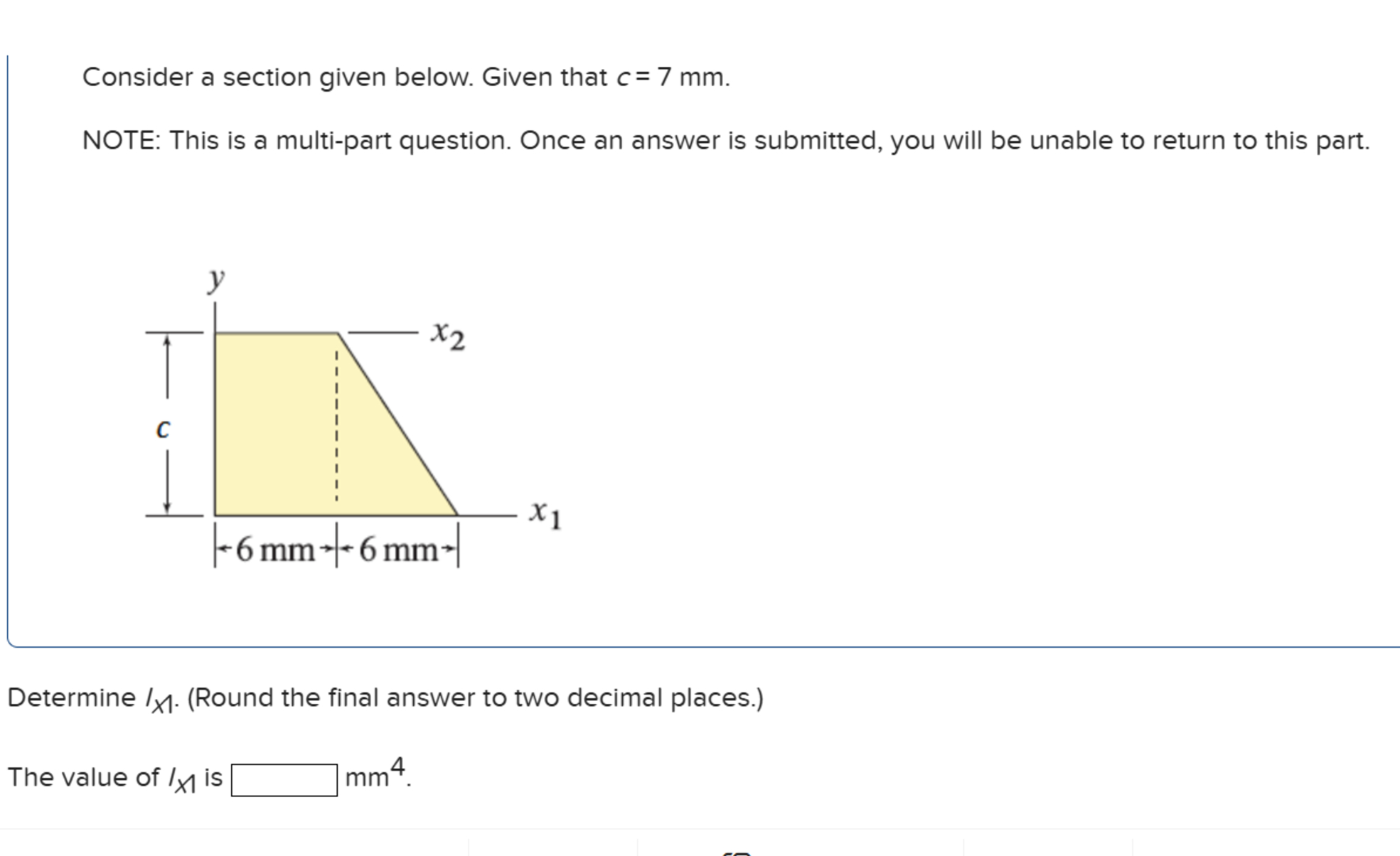 Solved Consider a section given below. Given that | Chegg.com