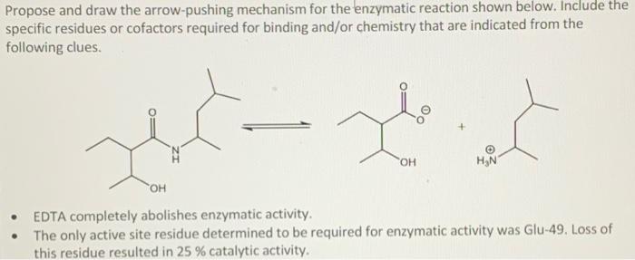 Solved Propose and draw the arrow-pushing mechanism for the | Chegg.com