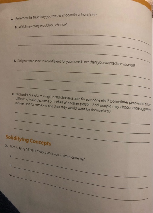 Solved Preparing to Care Understanding Your Beliefs and | Chegg.com