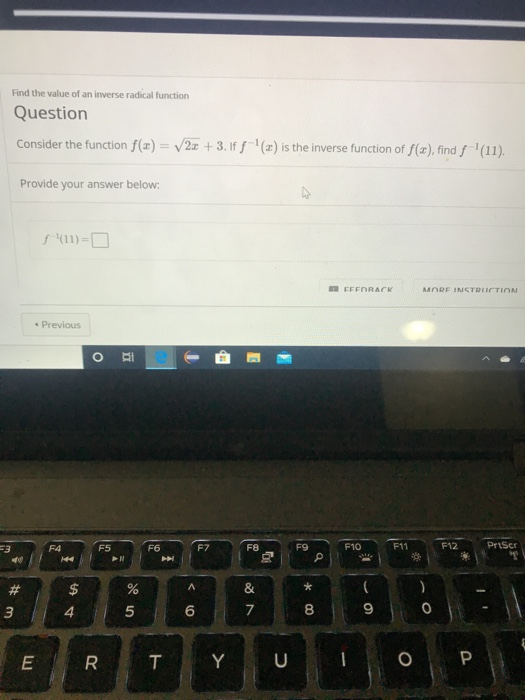 Solved Find The Value Of Inverse Of The Radical