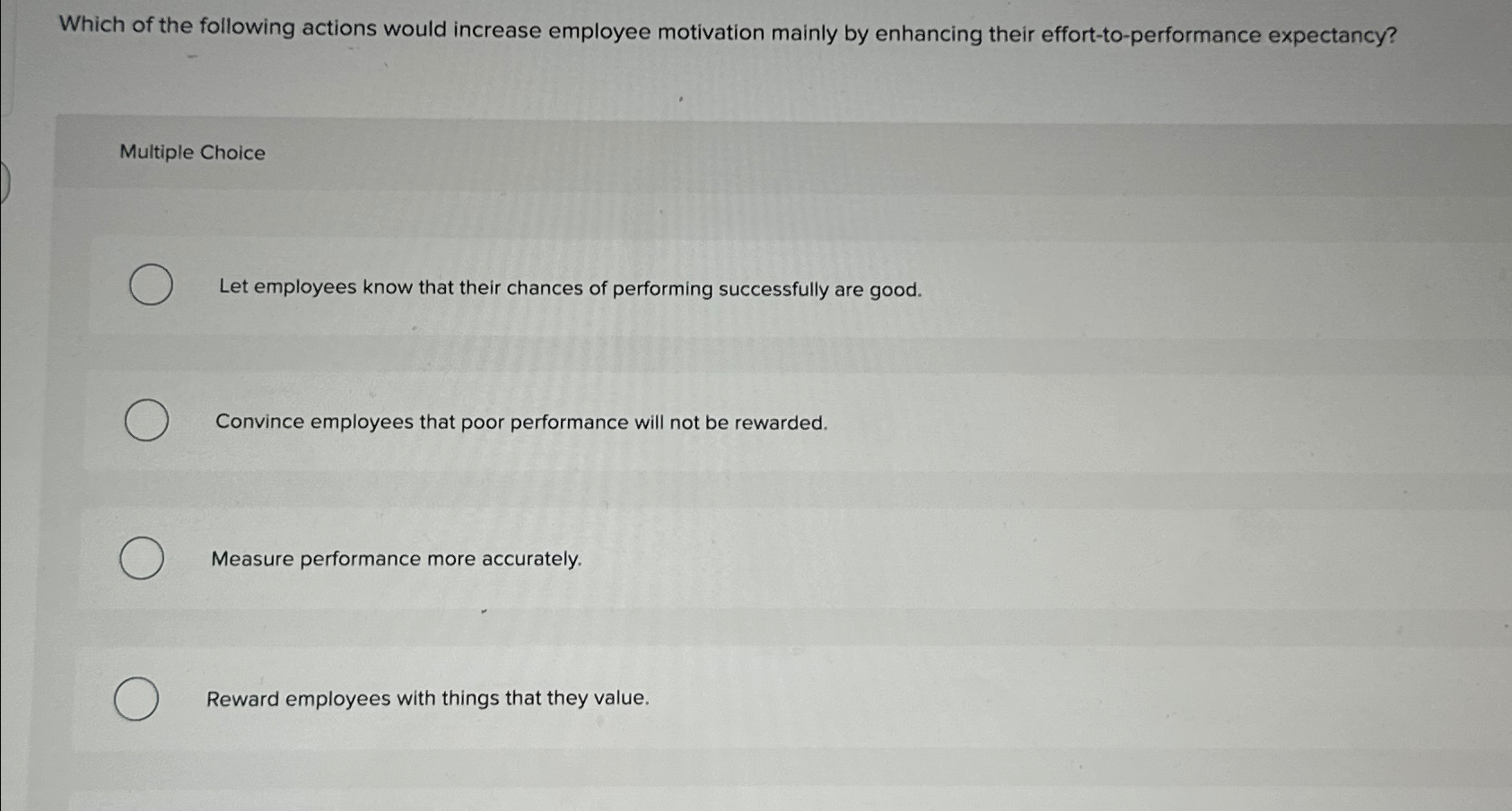 Solved Which of the following actions would increase | Chegg.com