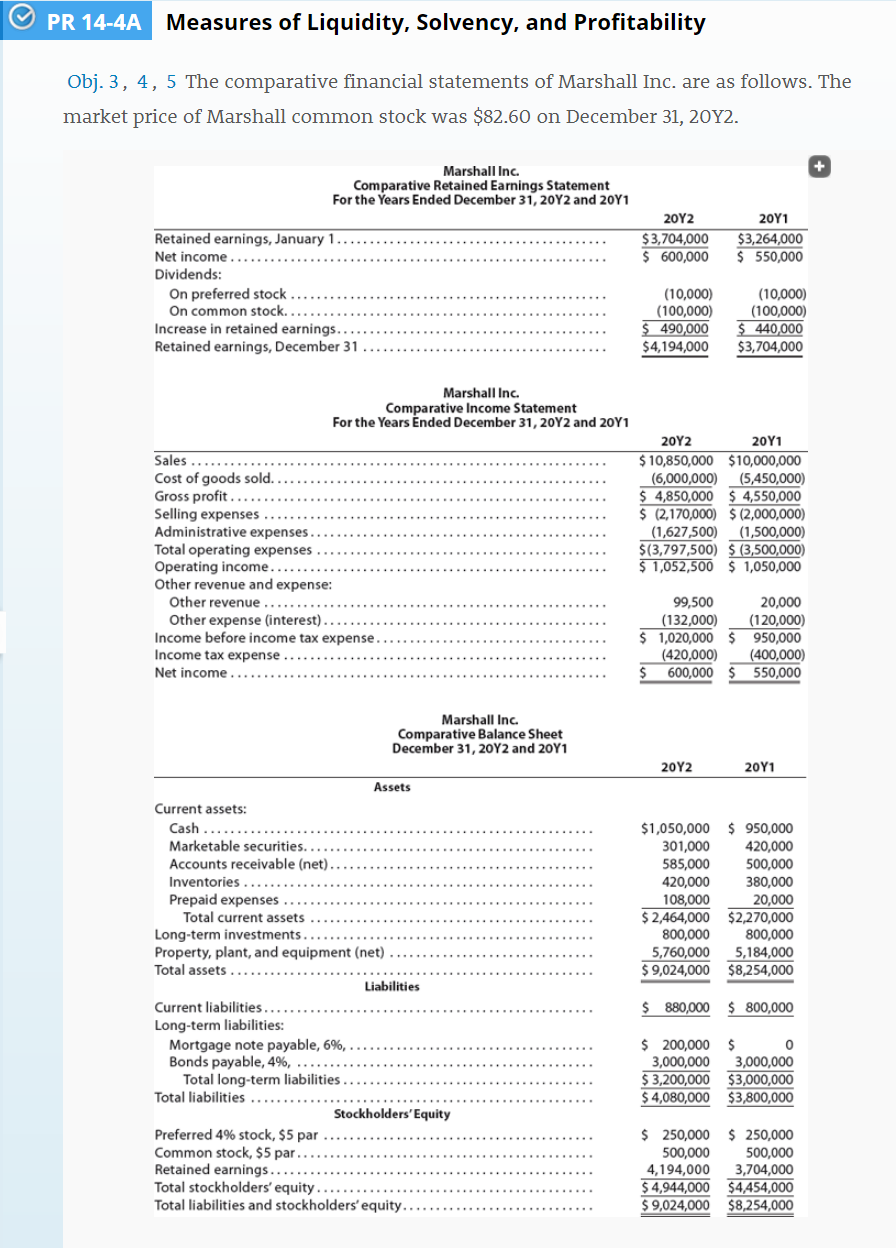 Solved Measures of Liquidity, Solvency, and | Chegg.com Solved Measures of Liquidity, Solvency, and | Chegg.com