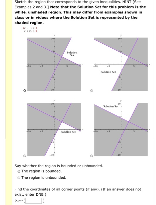Solved Sketch the region that corresponds to the given | Chegg.com