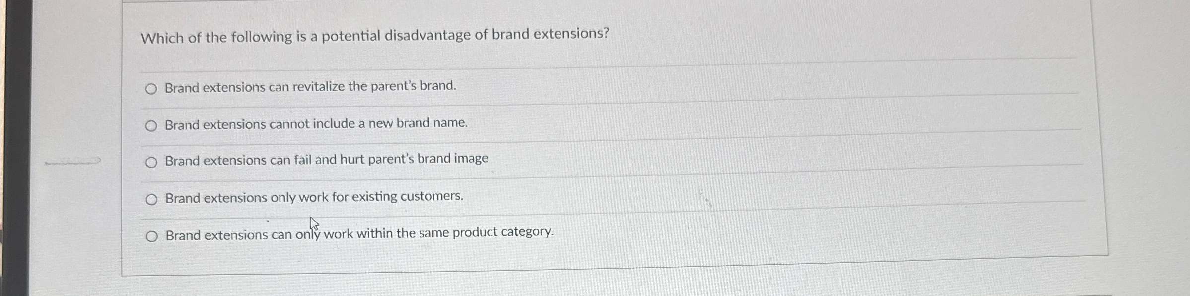 Solved Which of the following is a potential disadvantage of | Chegg.com