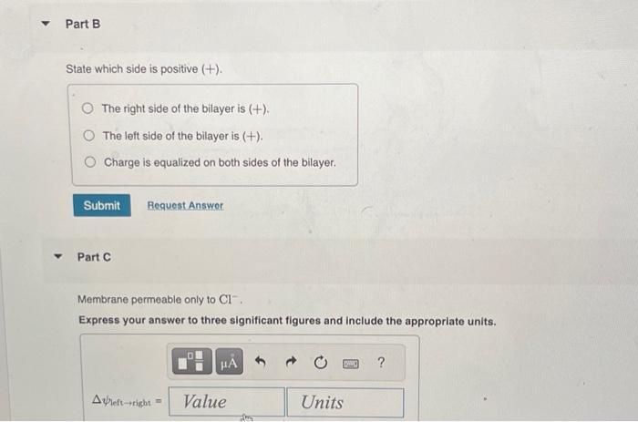 Solved Calculate the equilibrium membrane potentials to be | Chegg.com