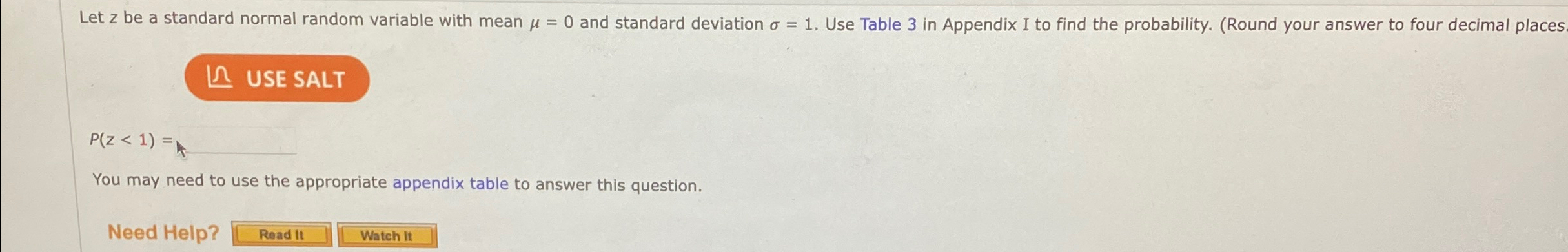 Solved Let z ﻿be a standard normal random variable with mean | Chegg.com