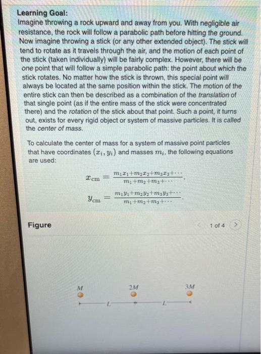 Learning Goal: Imagine throwing a rock upward and | Chegg.com