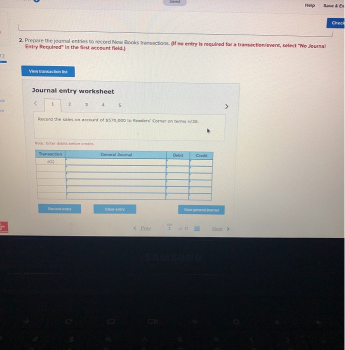 Solved Homework Saved Help Save & Exit Check The | Chegg.com