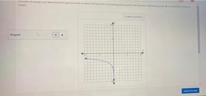 Solved Consider the graph and determine the open intervals | Chegg.com
