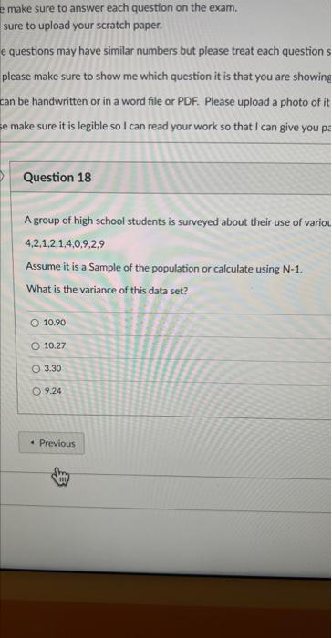 Solved mean, variance, and assuming this is a normal data | Chegg.com