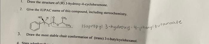 Solved 1. Draw the structure of (R) | Chegg.com