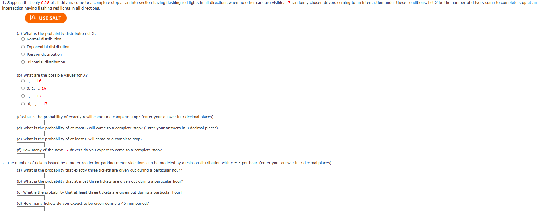 Solved intersection having flashing red lights in all | Chegg.com
