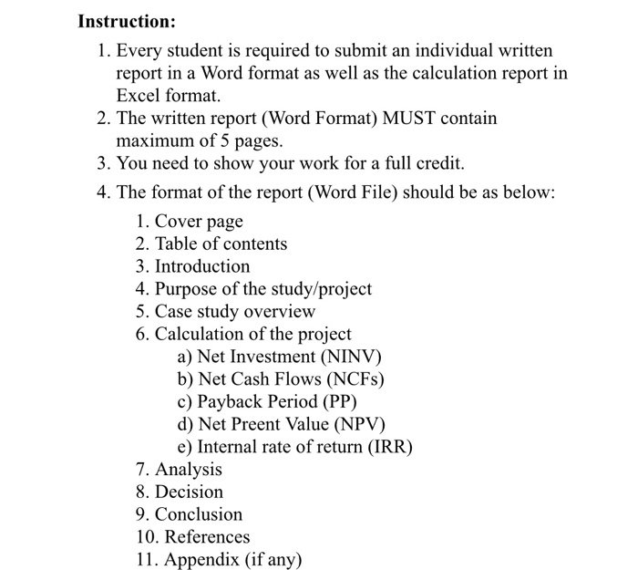 Solved Instruction: 1. Every student is required to submit | Chegg.com