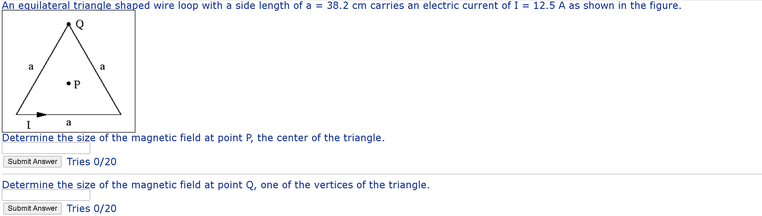 Solved A square shaped wire loop with a side length of a | Chegg.com