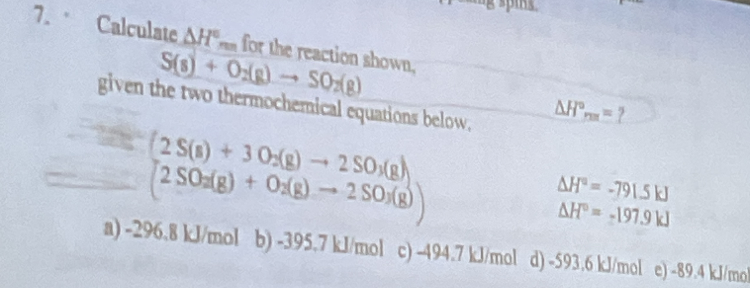 Solved Calculate ΔH° ﻿for the reaction | Chegg.com