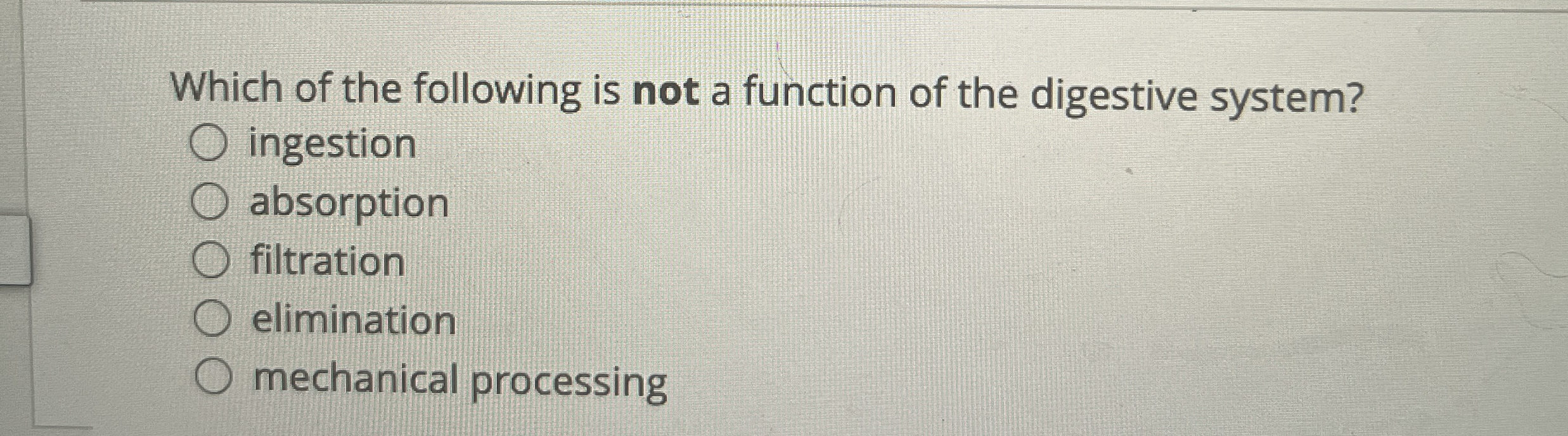 Solved Which of the following is not a function of the | Chegg.com