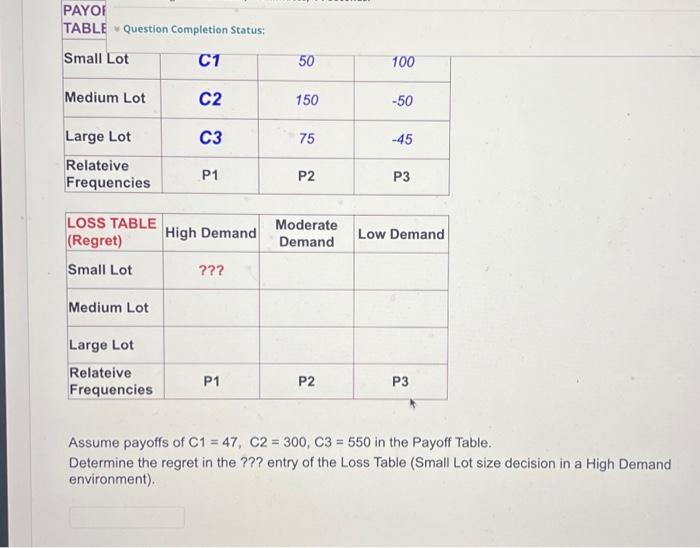 Solved Refer to the tables below. Management has 3 options | Chegg.com