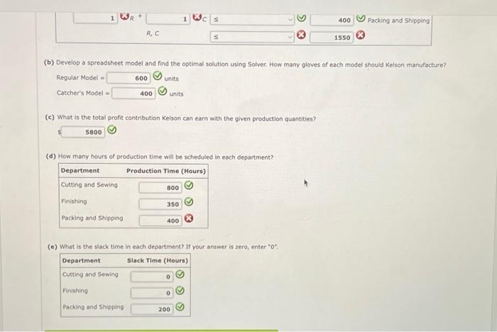 Solved Kelson Sporting Equipment, the, makes two different | Chegg.com