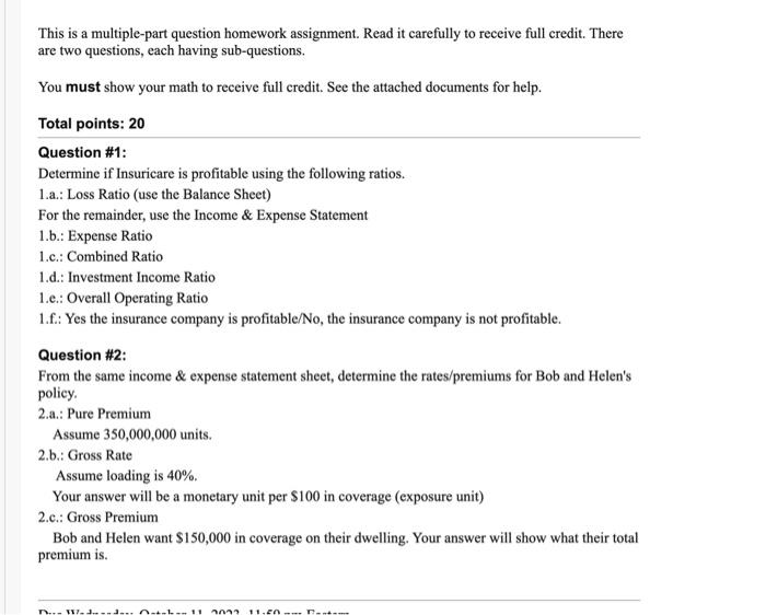 Solved This is a multiple-part question homework assignment. | Chegg.com