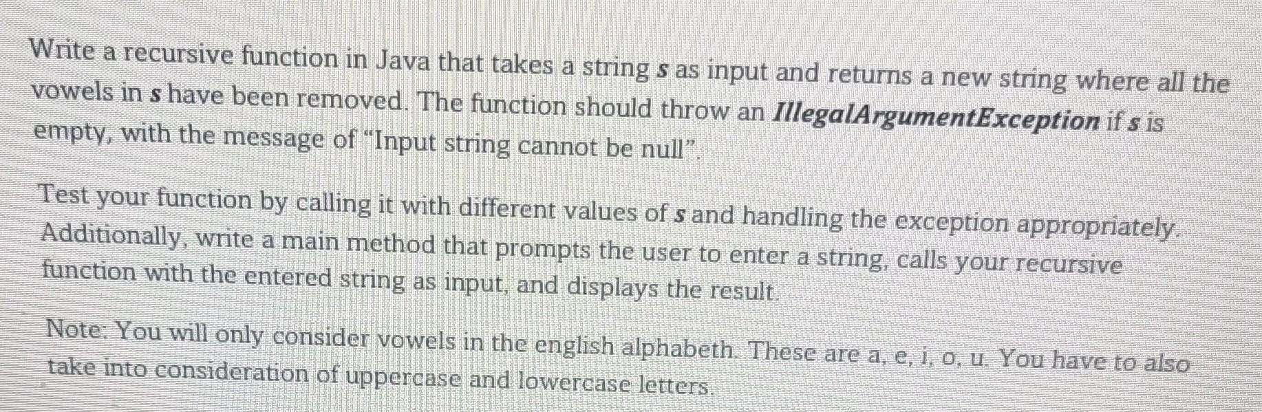 Solved take into consideration of uppercase and lowercase | Chegg.com