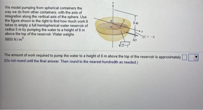 Solved We model pumping from spherical containers the way we | Chegg.com