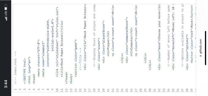 Give feedback github.comFunction to start playing | Chegg.com