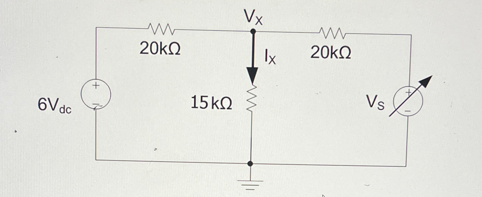 Solved Variable voltage source circuit Derive formulas for | Chegg.com Solved Variable voltage source circuit Derive formulas for | Chegg.com