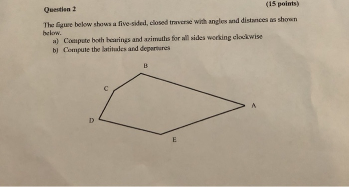 Solved Question 2 (15 points) The figure below shows a | Chegg.com