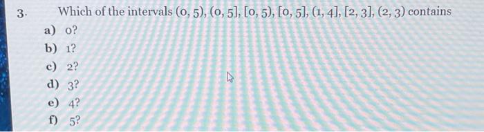 Solved Which of the intervals | Chegg.com
